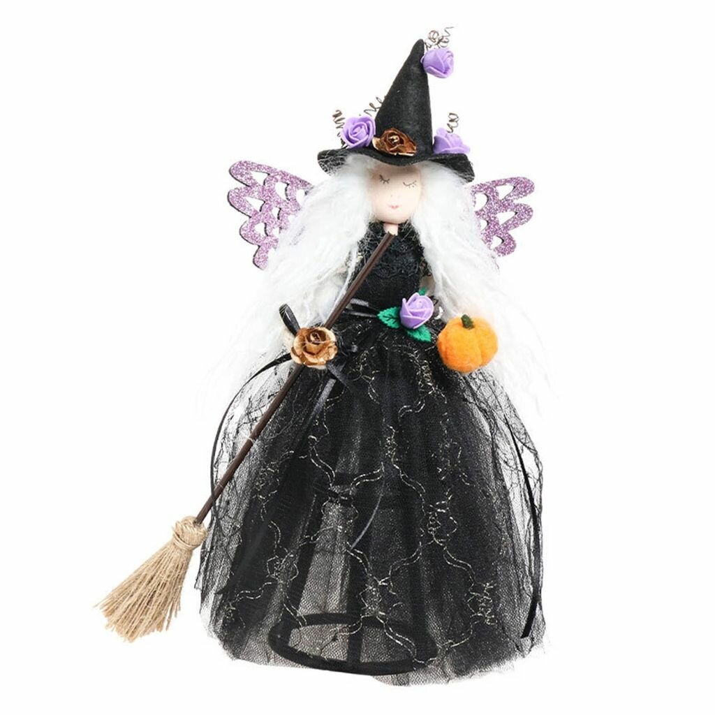 Летящая ведьма-орнамент для Хэллоуина