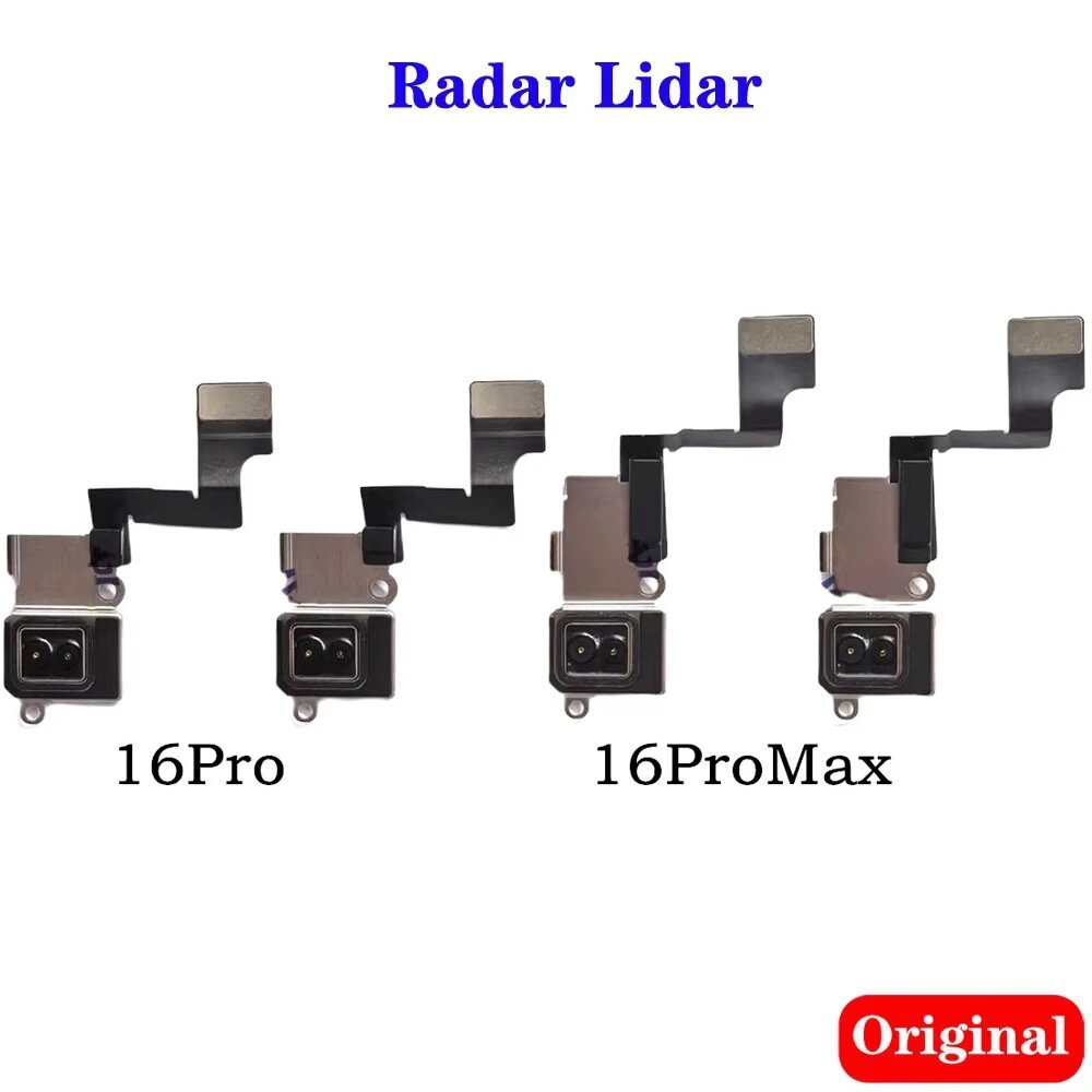 Оригинальный радар-лидар для iPhone 16 pro 16 Pro Max, радар-дальномер, сканер, гибкий кабель, запасные части 16 pro max