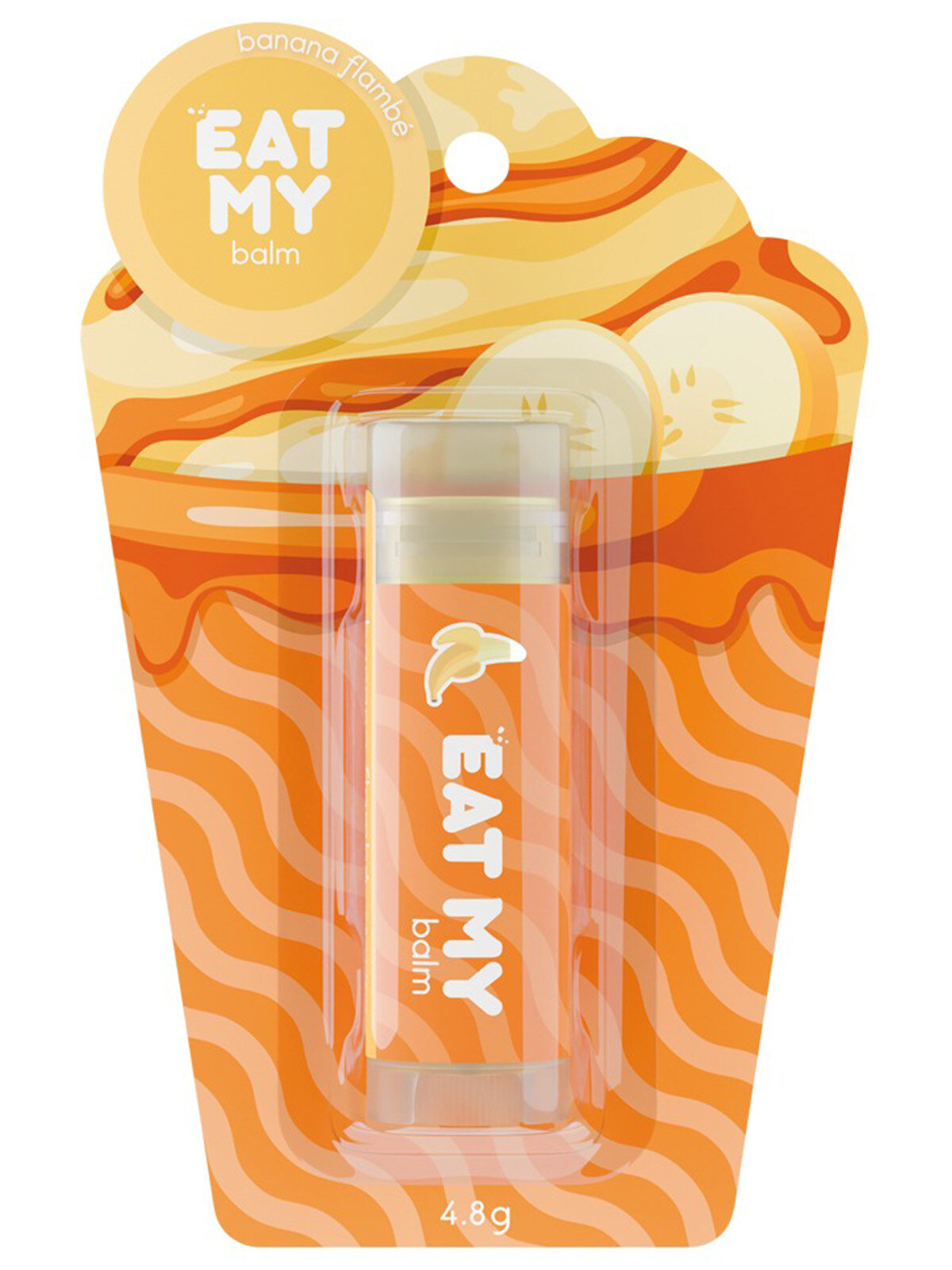Бальзам для губ увлажняющий стик Eat My "Банана фламбе"