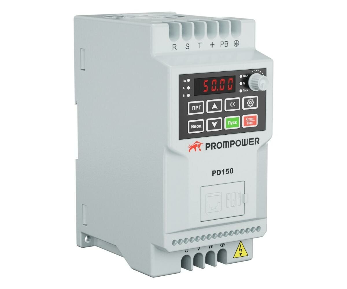 Преобразователь частоты Prompower PD150-A4007B, 380B, 3/4А, 0,75/1,5кВт