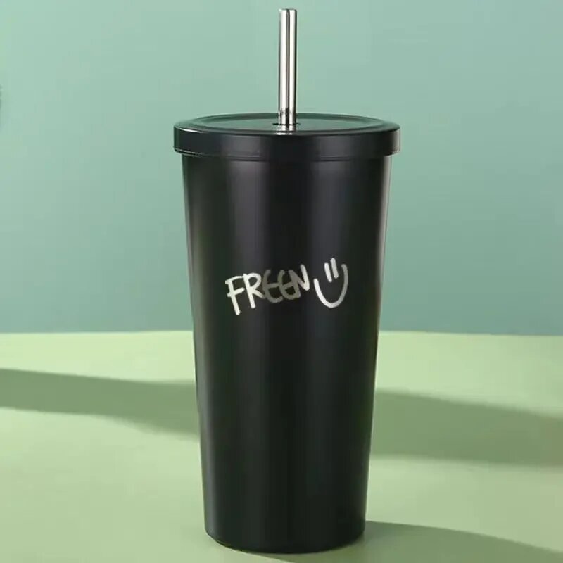 Термокружка Freenbecky черная из нержавеющей стали 750 мл, FREEN