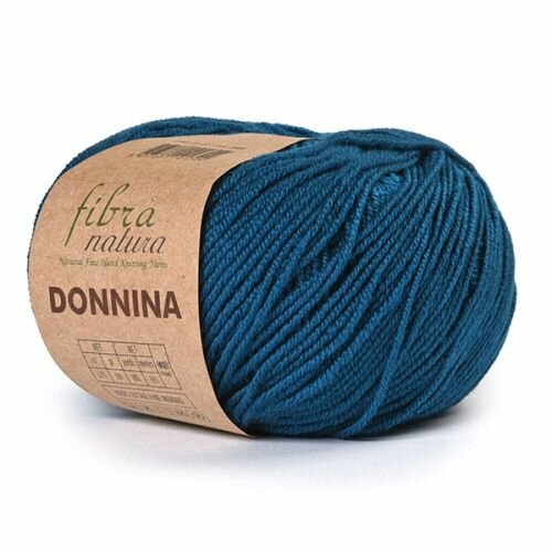 Пряжа Fibra Natura Donnina 21-35 (10 мотков по 50г/165м) морская волна