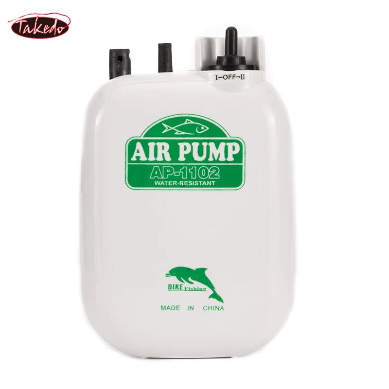 TAKEDO AP-1102 Портативный уличный аккумулятор большой мощности для рыбалки, кислородный насос для рыбалки, аквариумный воздушный насос, A