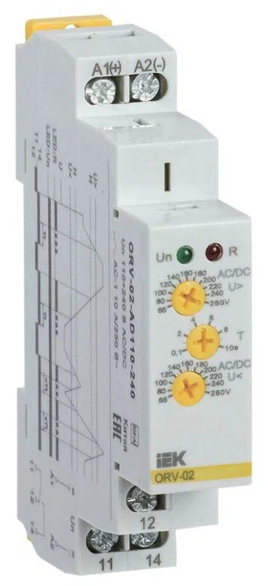 Реле контроля напряжения IEK ORV-02-AD110-240, высокая точность и надежность