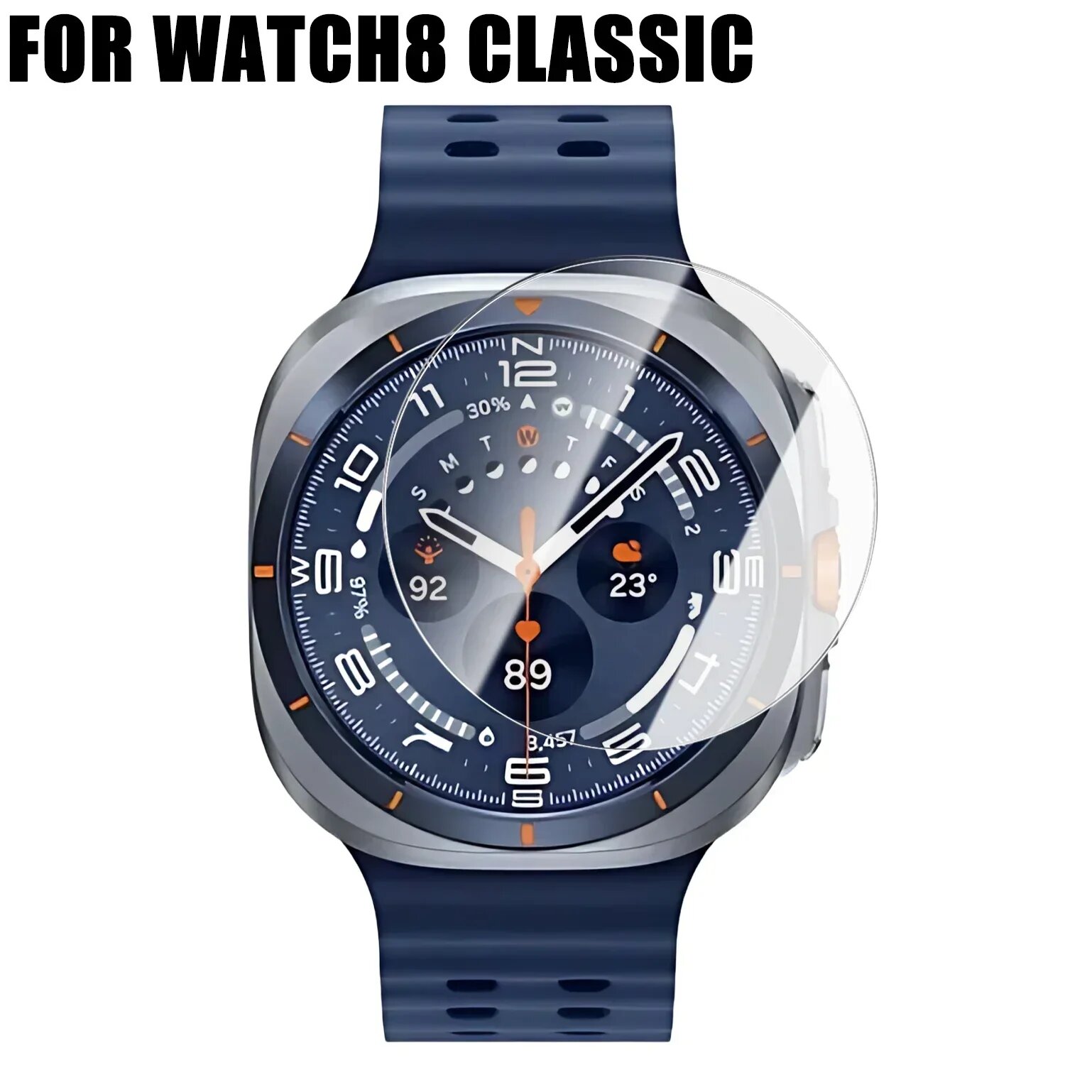 Защитная пленка BAPPSUS для Samsung Watch 8 6PCS, Watch8 Classic