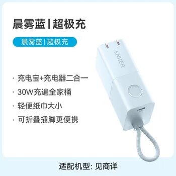 Anker 511 30W PowerCore Fusion 5K 30W - гибридное зарядное устройство для iPhone мощностью 5000 мАч 20Вт