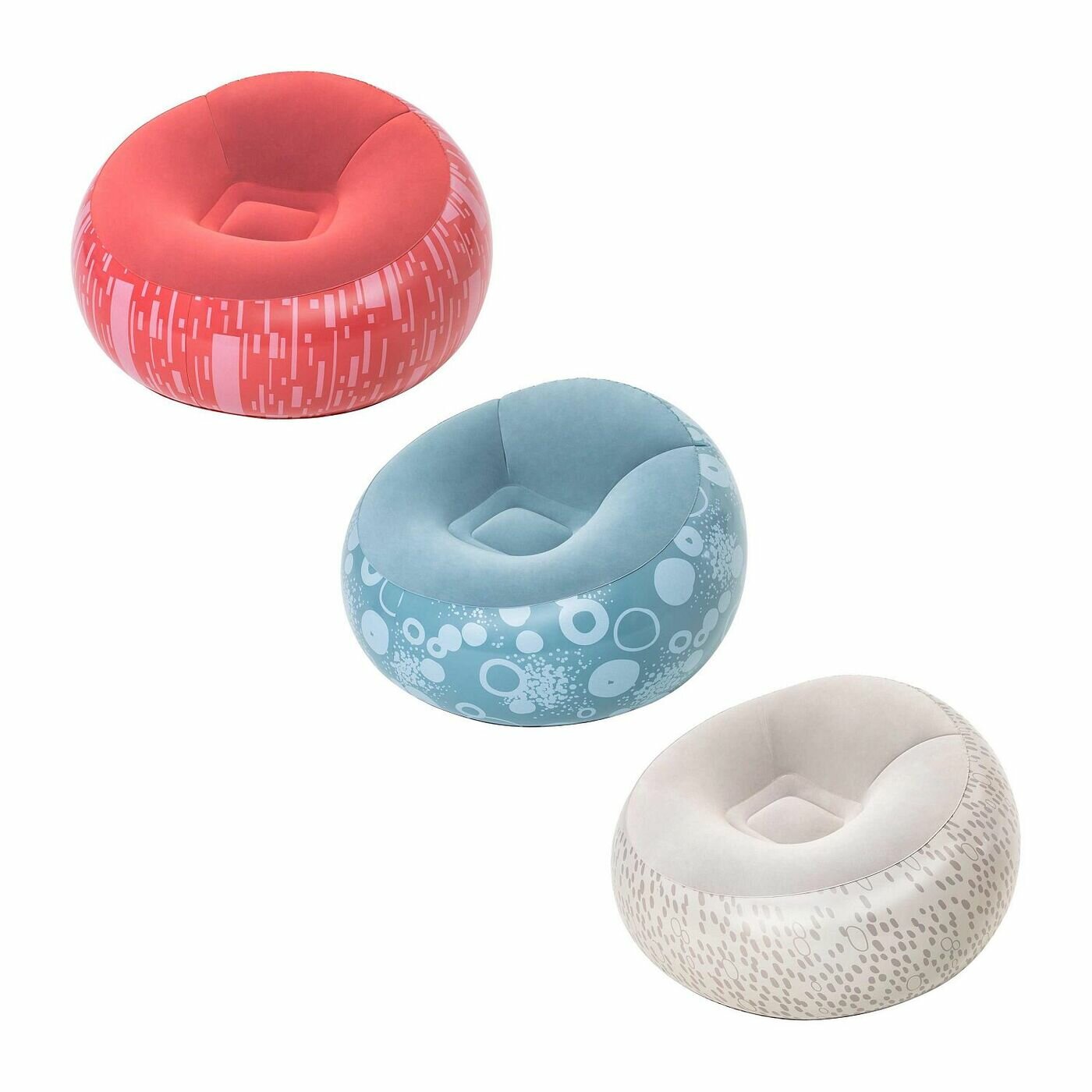 Надувное Кресло Bestway Inflate-A-Chair, без насоса, 112x112х66см