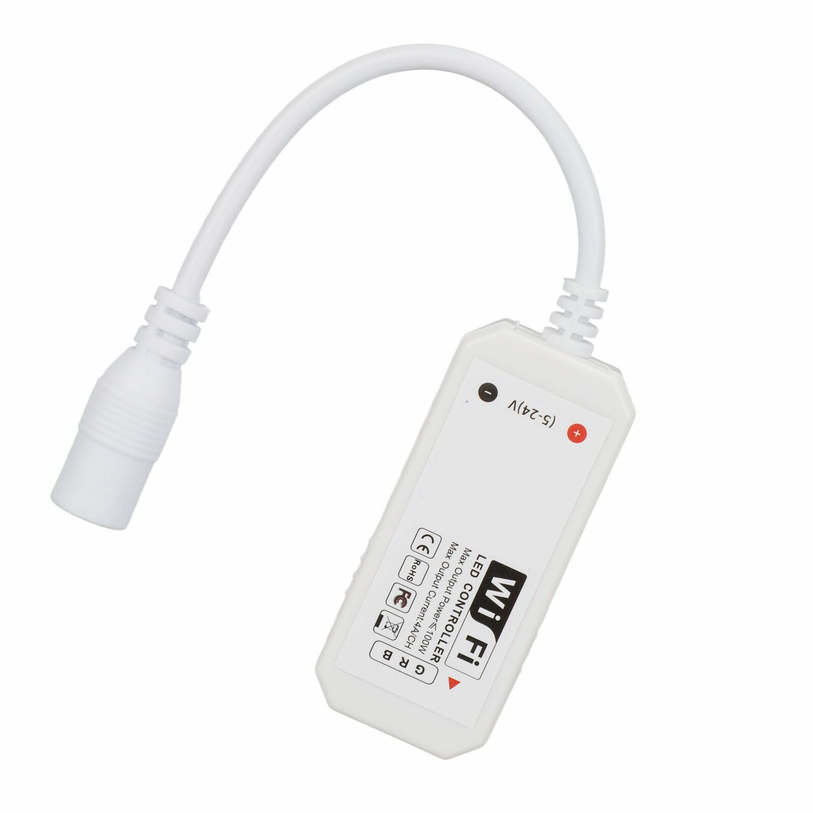 Умный светодиодный контроллер Wi-Fi, 4-контактный кабель, RGB светодиодные ленты, беспроводной контроллер с пультом дистанционного управления для ленточных фонарей 5 В