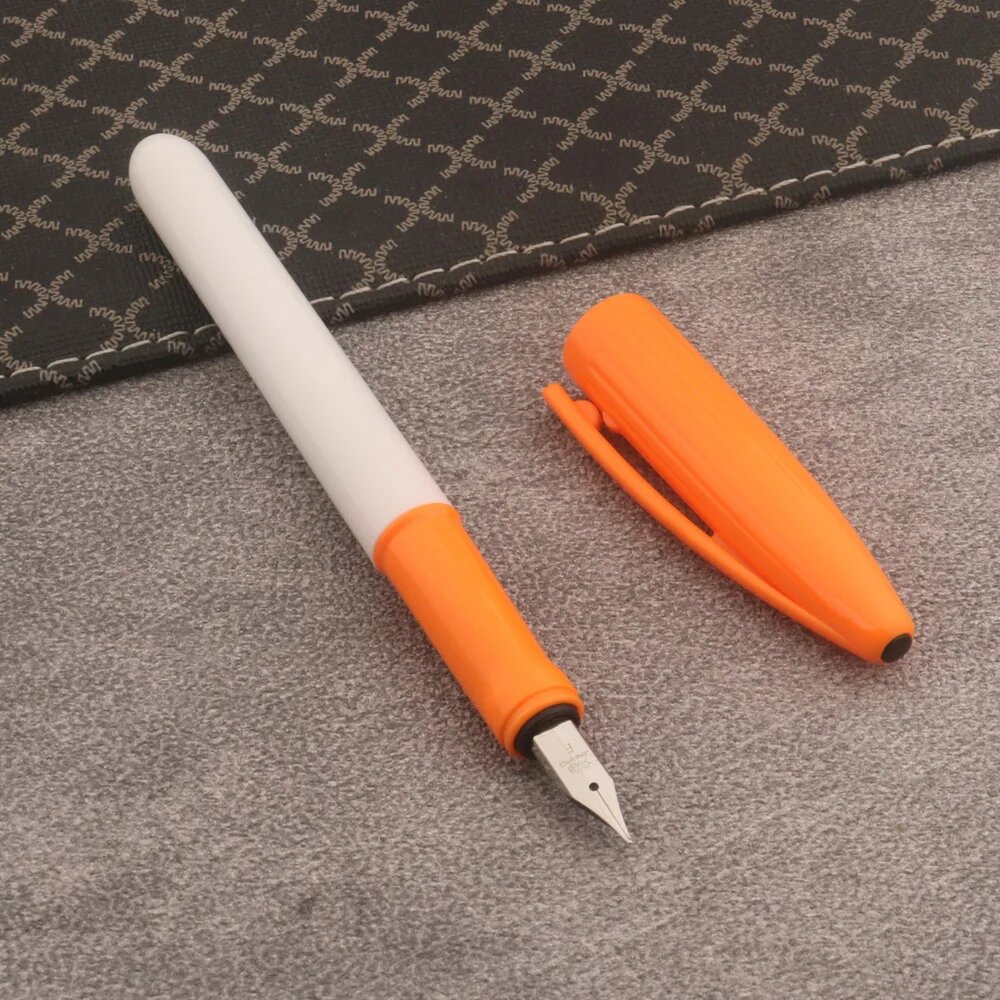 Перьевая ручка JinHao 313, оранжевый корпус, перо EF