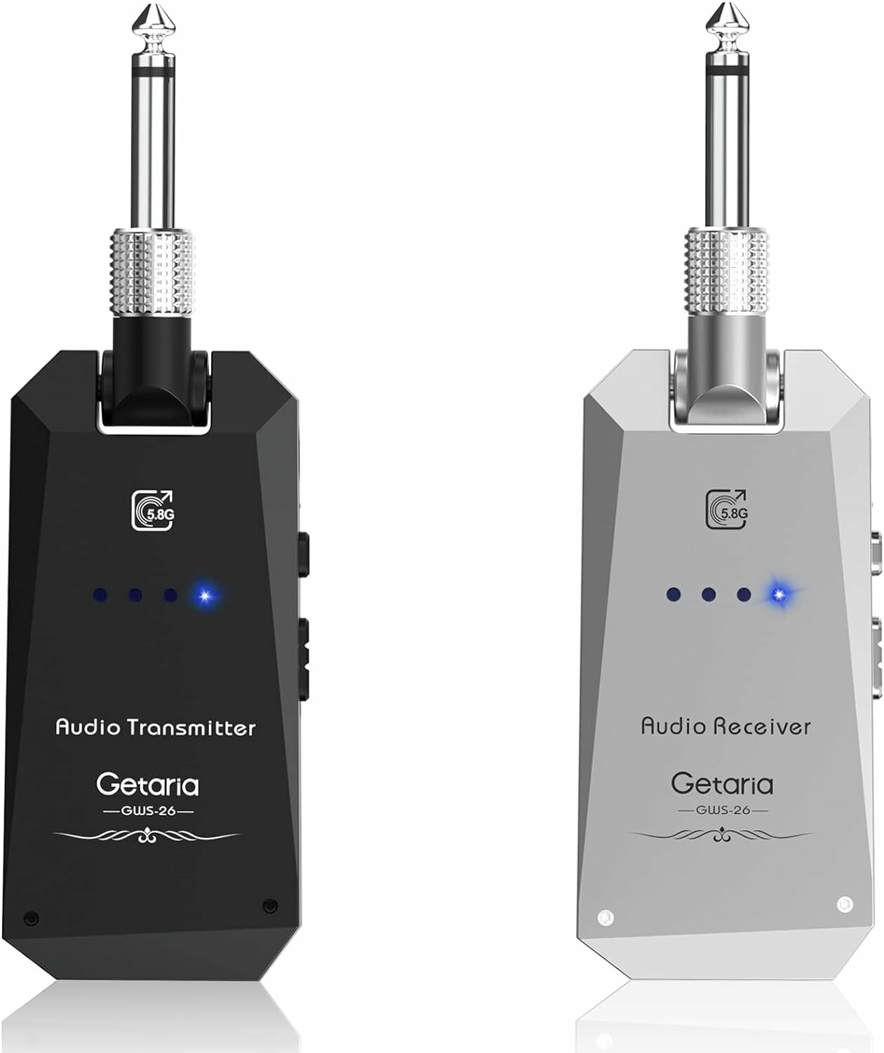 5.8GH беспроводная гитарная система 4 канала приемник/передатчика Getaria GWS-26 для электрической гитары бас