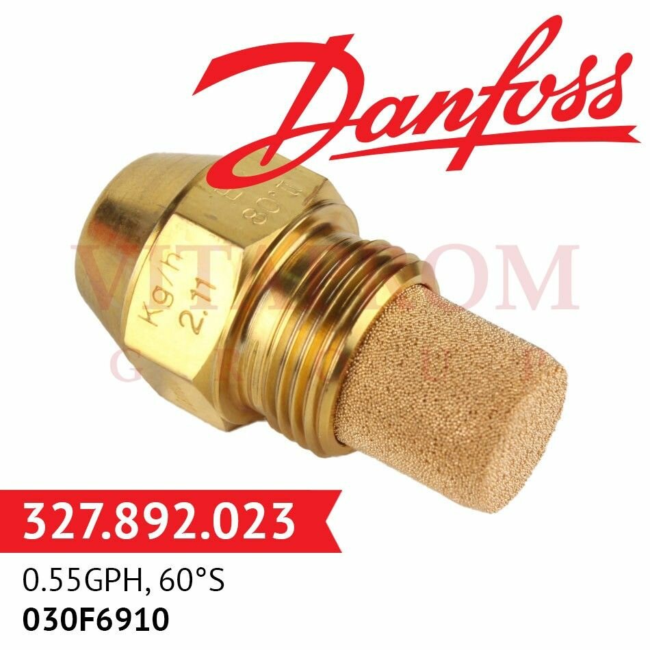 Форсунка Danfoss 0.55GPH, 60S, 030F6910 — фото 1