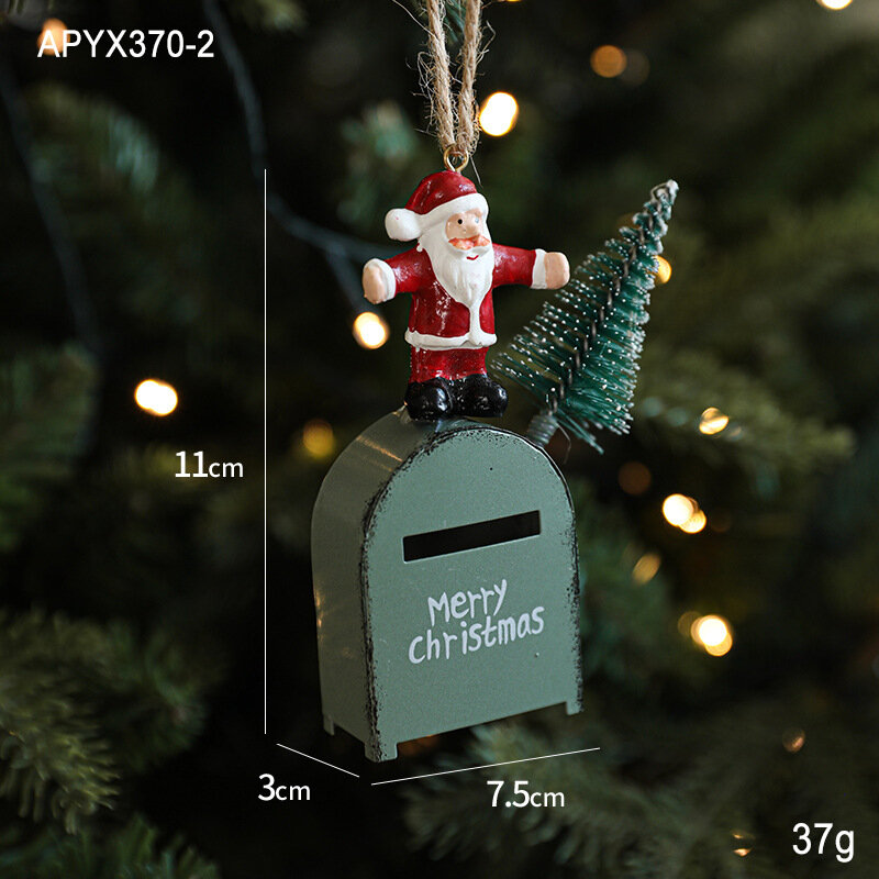 Подвеска для почтового ящика с росписью из кованого железа, аксессуары для украшения окон