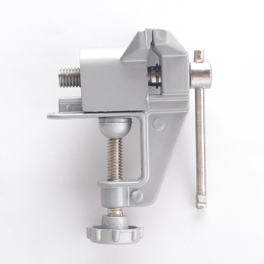 Мини-тиски столярные поворотные с фиксацией, настольные тиски, зажим для верстака, тиски для рукоделия и хобби, литье