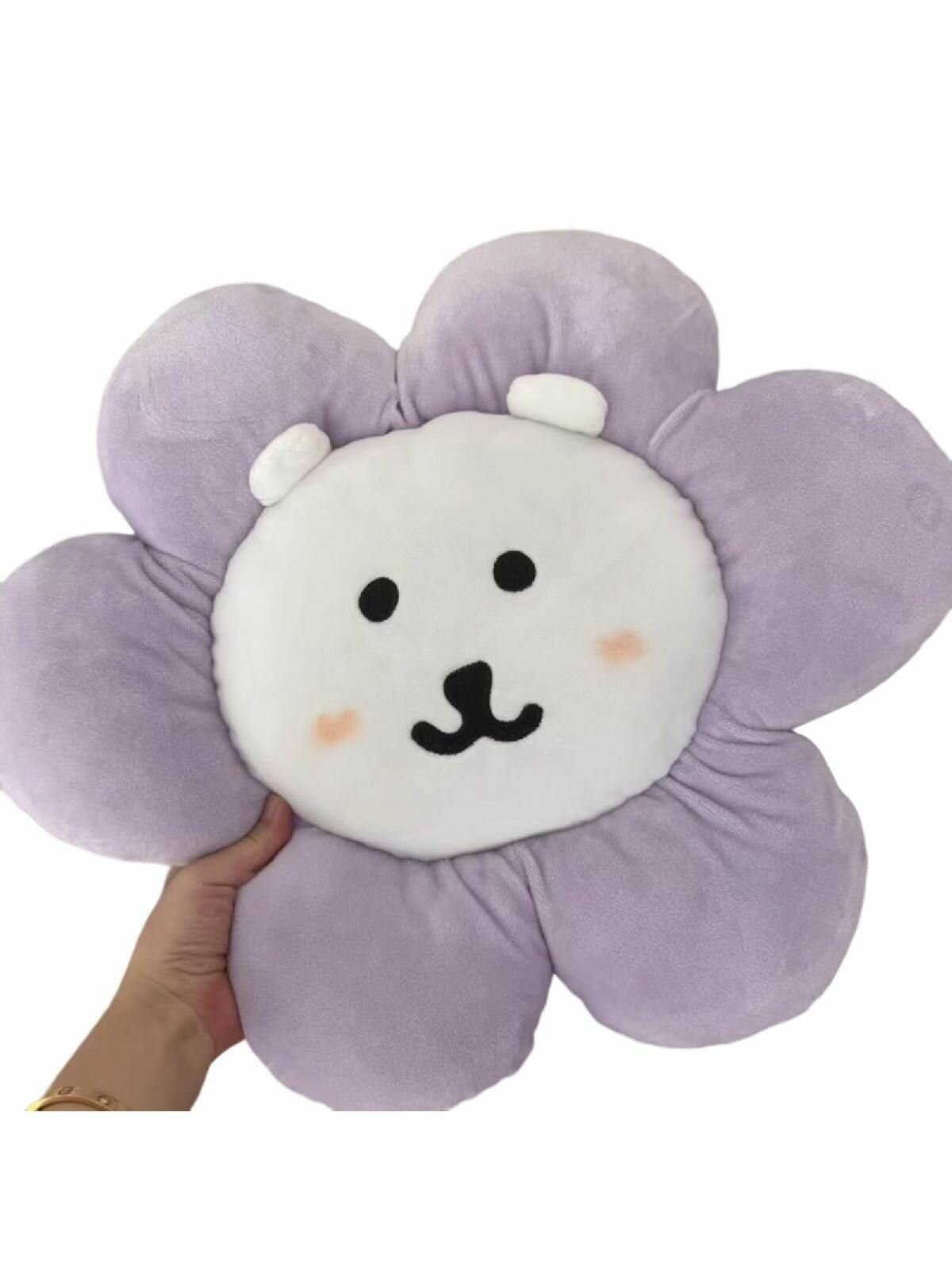 Подушканастул, Цветочная подушка-валик-фиолетовый