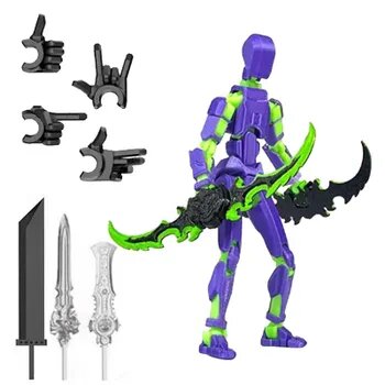 Фигурки D13 Lucky titan T13 3D-печатная многосуставная подвижная кукла-робот ST2PC1908 13cm