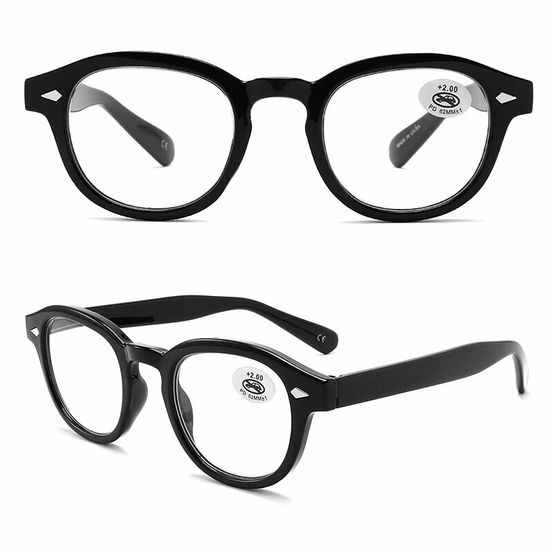 Очки для чтения черные C1 Black +200