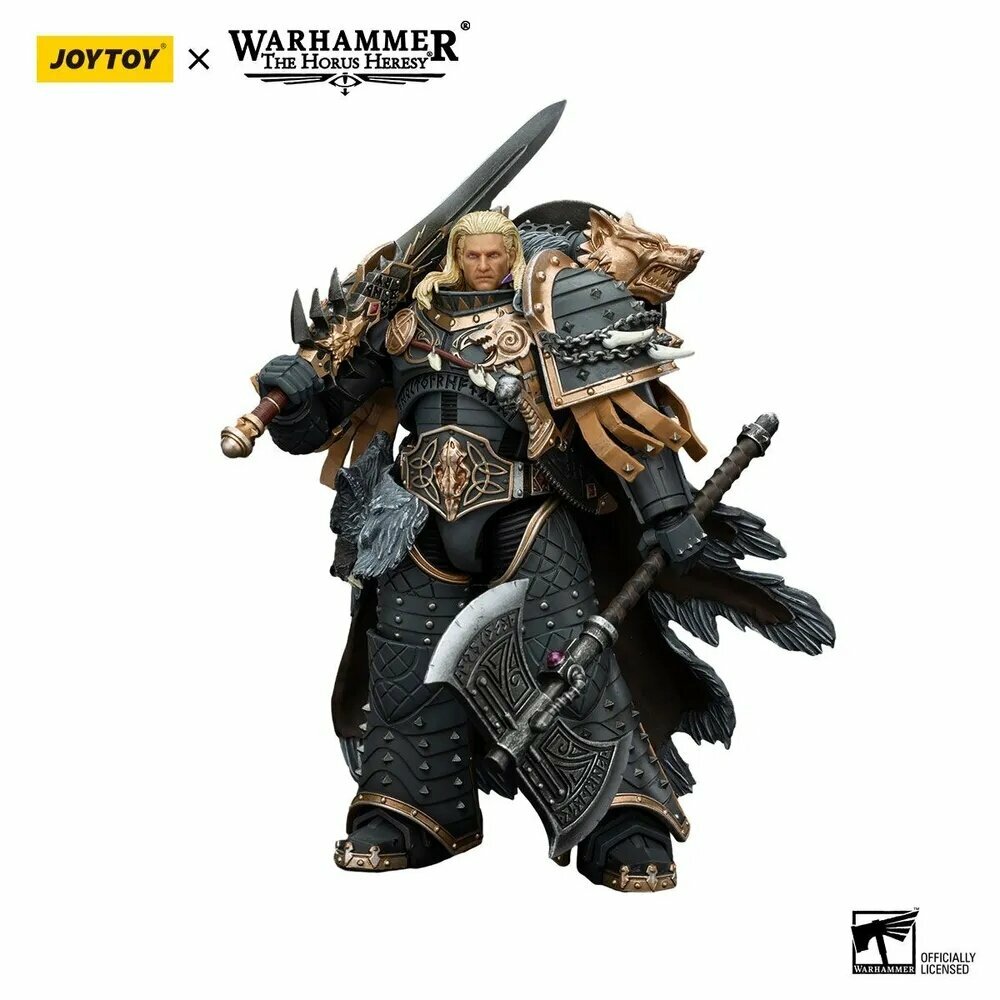JOYTOY Warhammer 30K Space Wolves Leman Russ Primarch of the VIth Legion 1/18 Подвижная фигурка коллекция игрушек