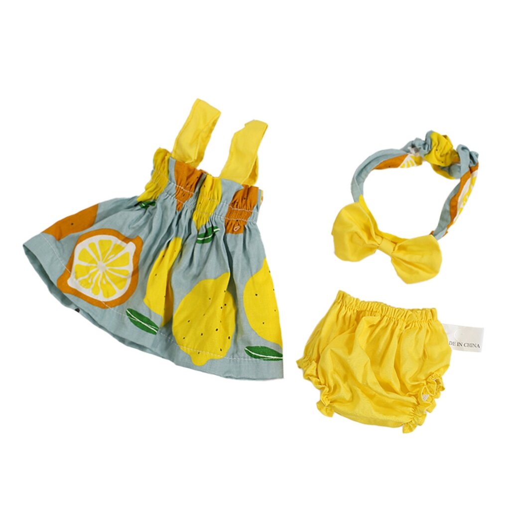 Красочное платье-пижама для куклы, одежда для девочки, комбинезон, пижама для 16-дюймовой девочки, наряд для куклы, платье, коллекция одежды