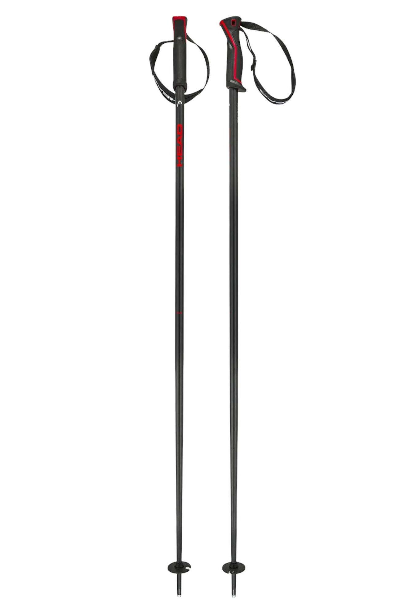 Горнолыжные палки HEAD Frontside 18mm Carbon Black/Red (см:125)
