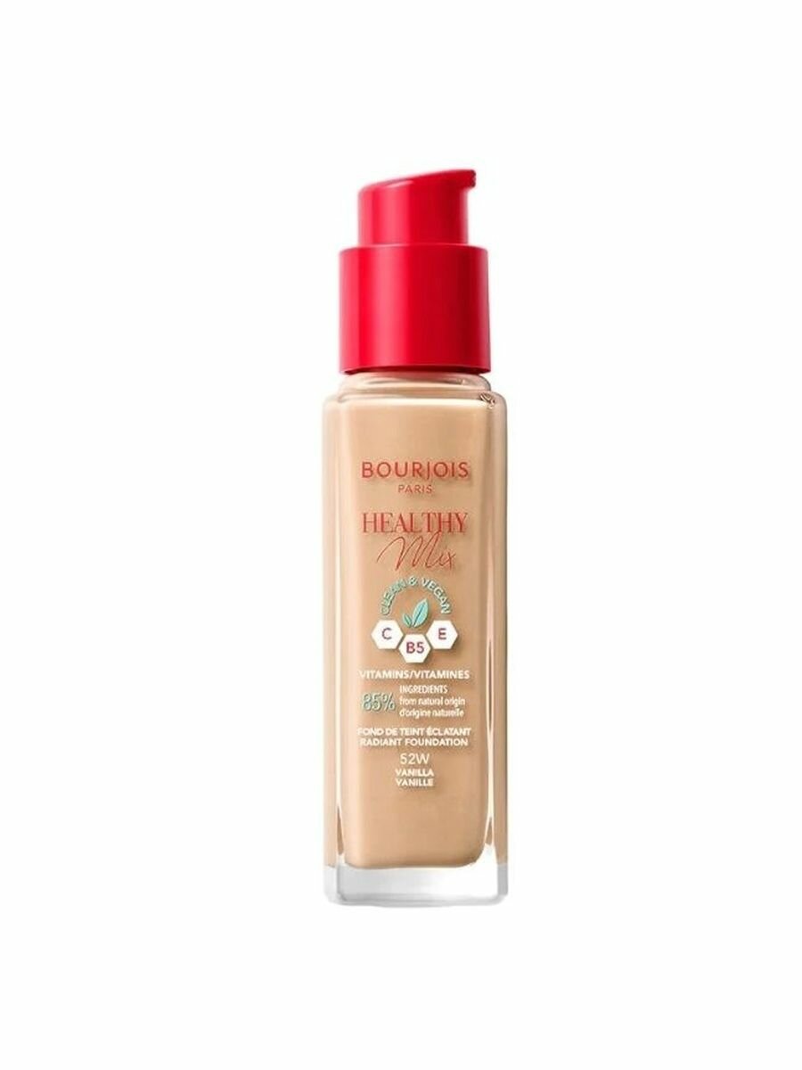 Bourjois тональный крем Healthy Mix 52 Vanille 30 мл