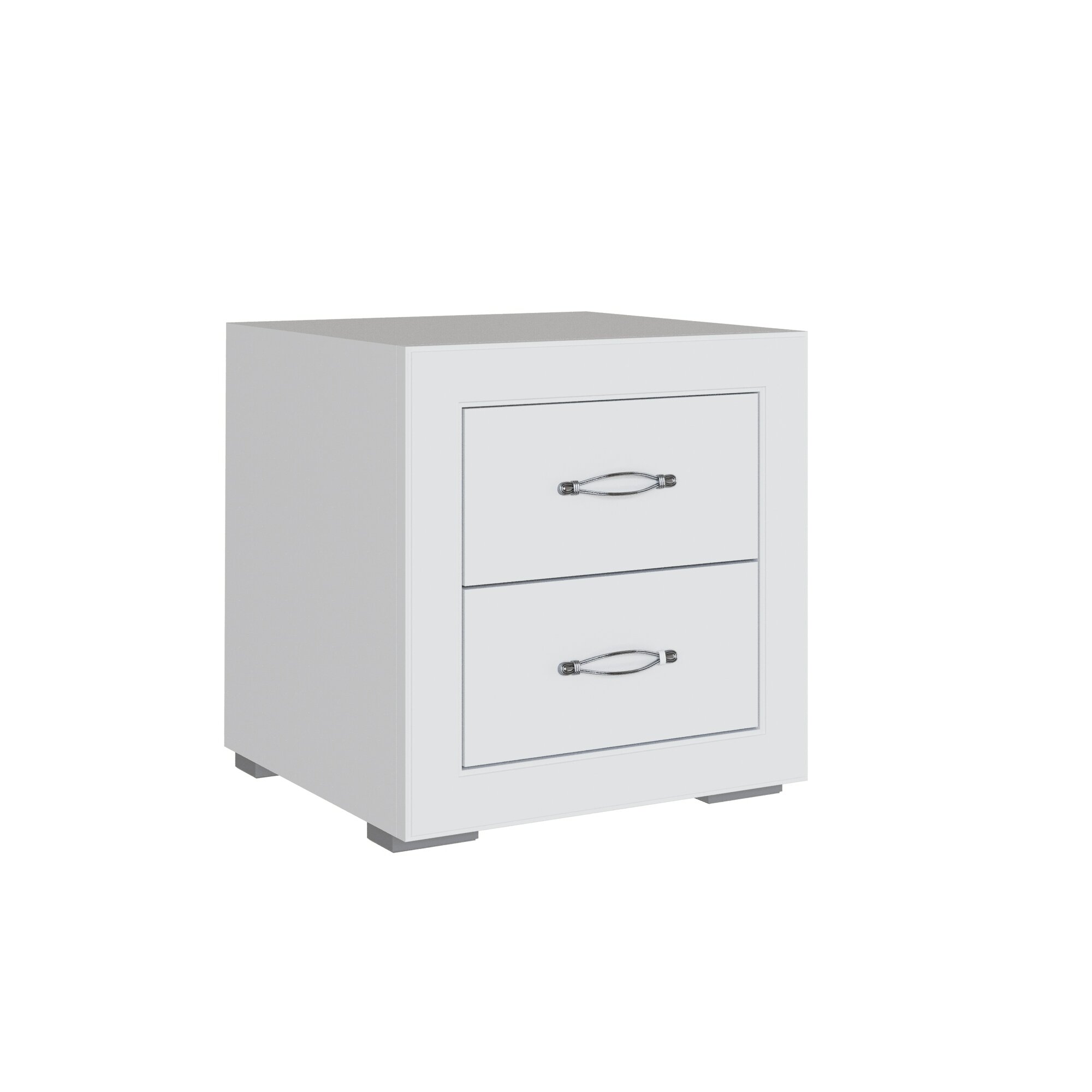 Спальня Леньяна Тумба прикроватная белый (Микон)