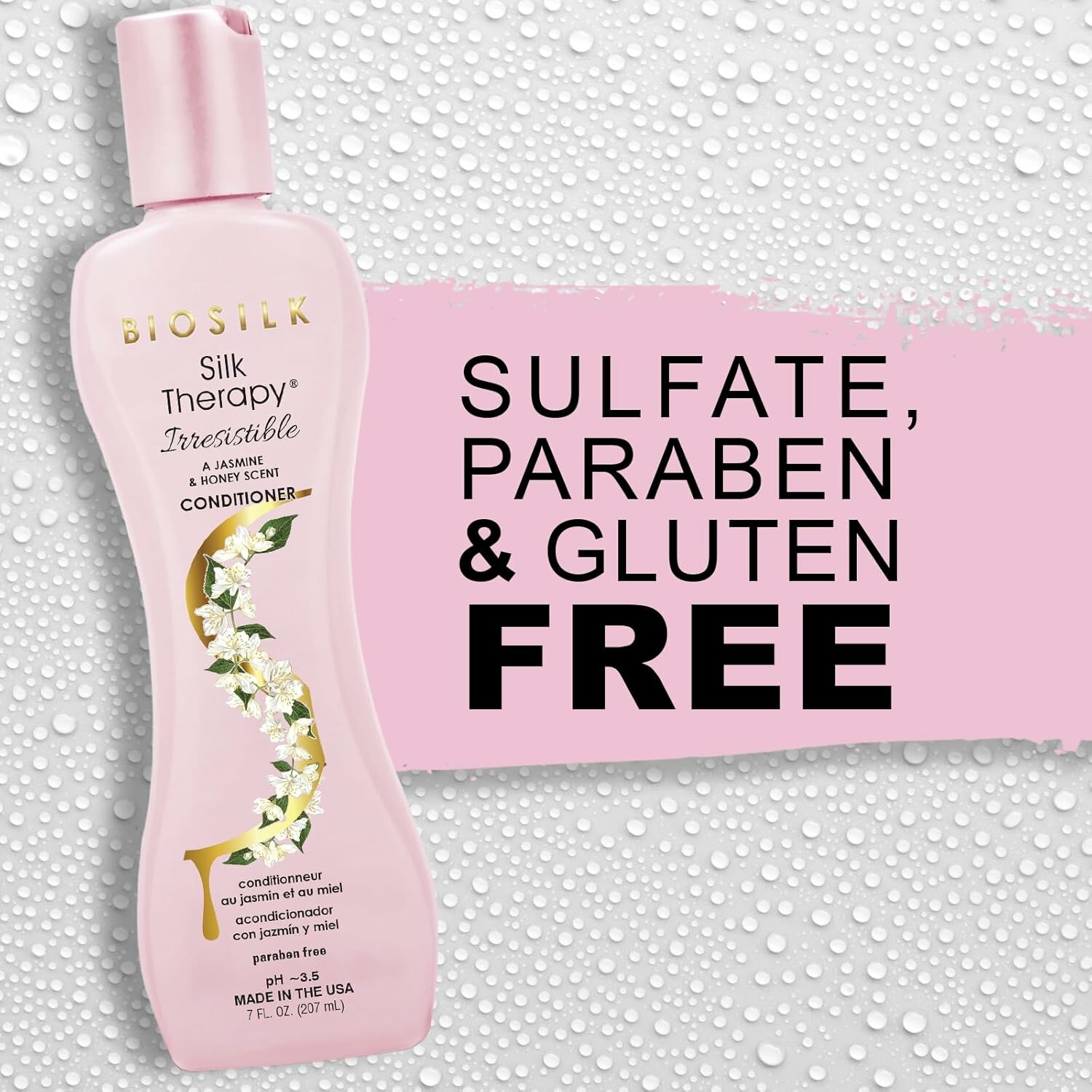 BioSilk Irresistible Conditioner - Кондиционер с Жасмином и Медом для всех типов волос 207 мл