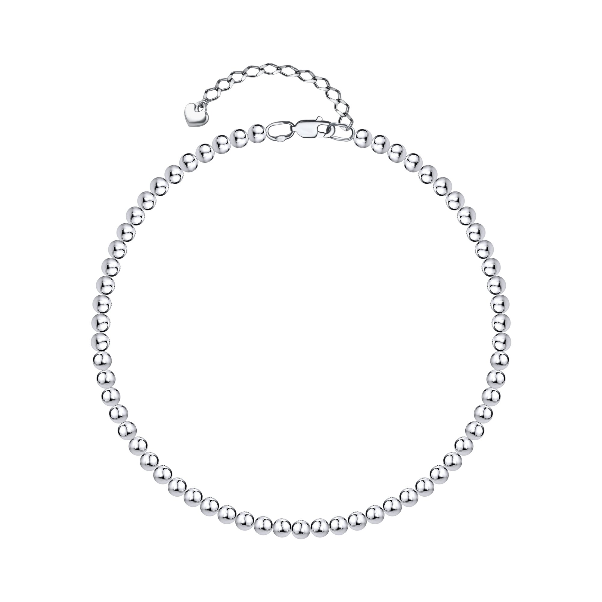 Браслет, серебро, 925 проба, родирование