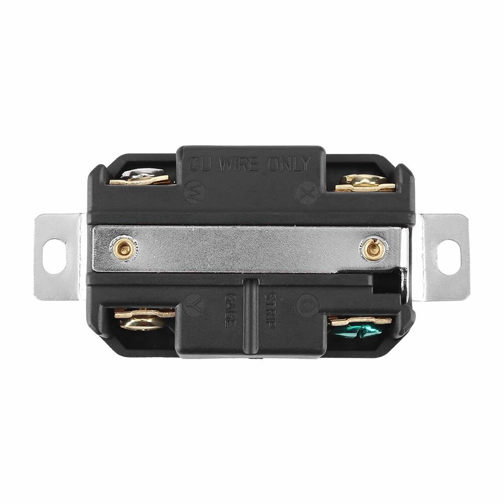 Электрическая вилка с фиксатором NEMA L14-20R 20A 125 250 В, прочный разъем для подключения генератора для безопасной передачи электроэнергии