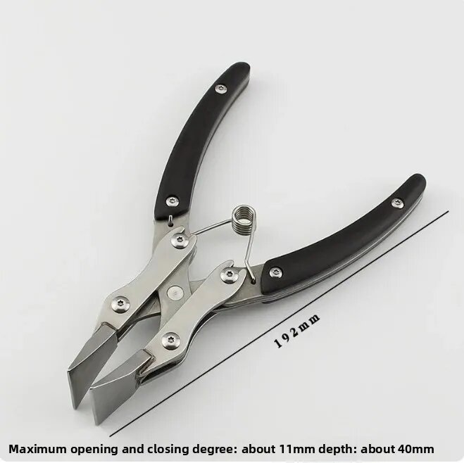 Параллельные плоскогубцы из нержавеющей стали, ручная работа, сделай сам, застежка из кожи, зажим для кромки, плоские плоскогубцы, инструмент для зажима линии клея для кожи