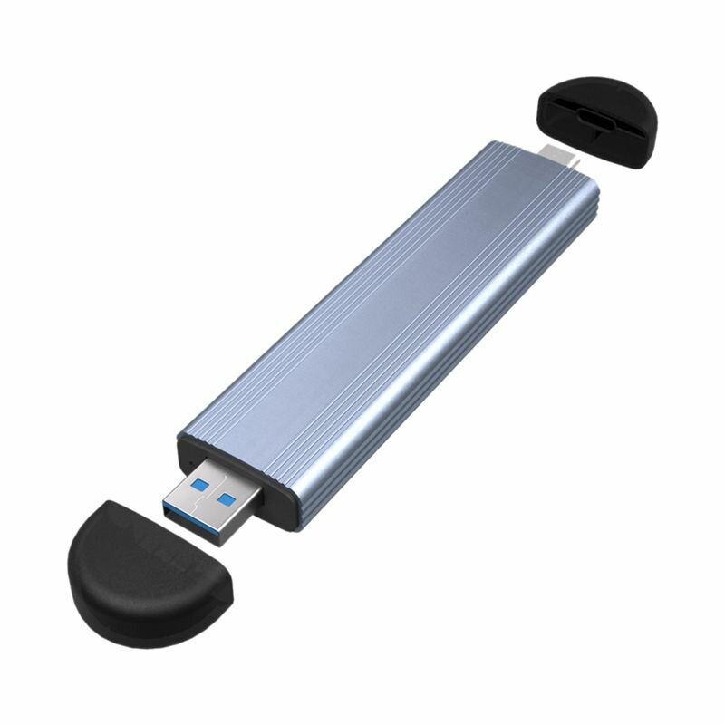 Корпус для твердотельного накопителя M.2 с интерфейсом M.2 и USB 3.1 Gen 2, 10 Гбит/с, NVME SSD