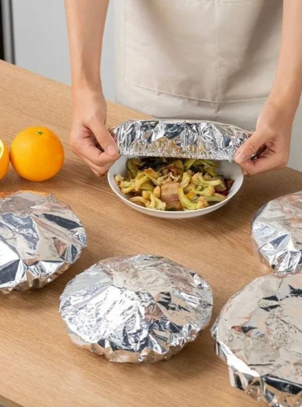 Пакеты фольгированные, для хранения продуктов, цвет серебристый