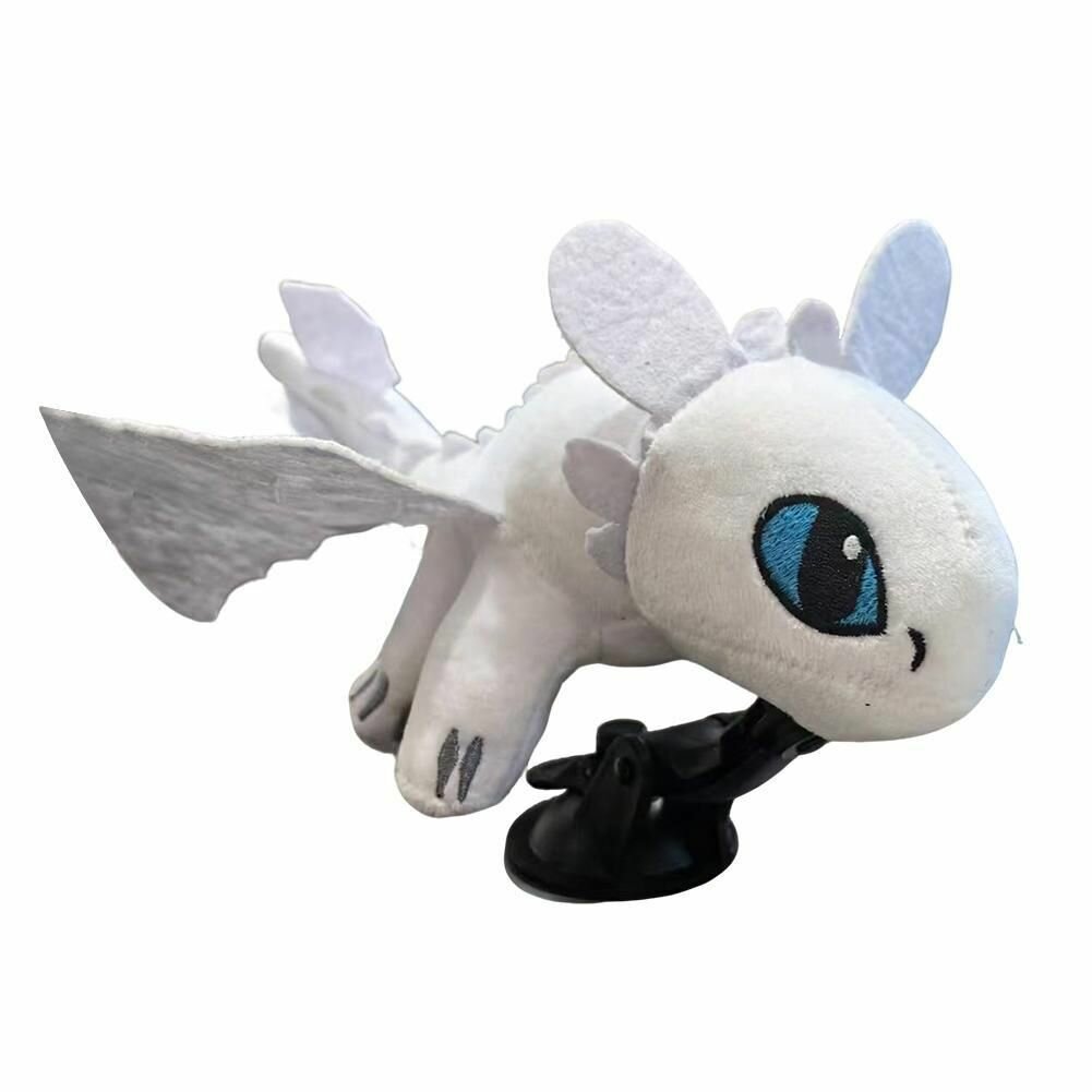 Крутая движущаяся игрушка Беззубик для авто, крылья двигаются, декор для крыши и люка