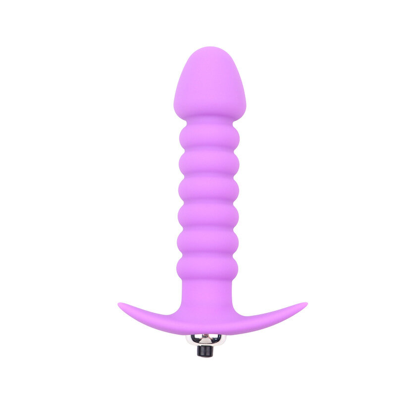 Вибрирующая резьбовая анальная пробка, вибрирующий массажер простаты, женская вагинальная палочка, палочка для