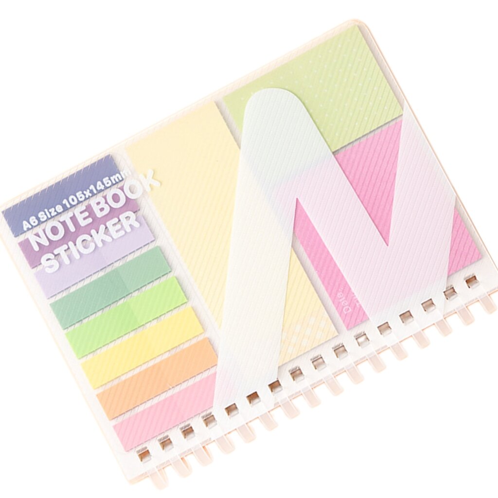 Небольшой блокнот и набор наклеек для заметок Портативный блокнот с наклейкой-ярлыком для планирования задач и организации документов