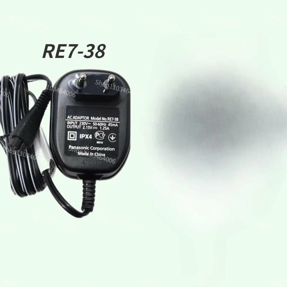 RE7-38 Адаптер зарядного устройства EU для бритвы Panasonic ES-RL40 RL41 RL21 ES6015 7046 ES7047 ES6003