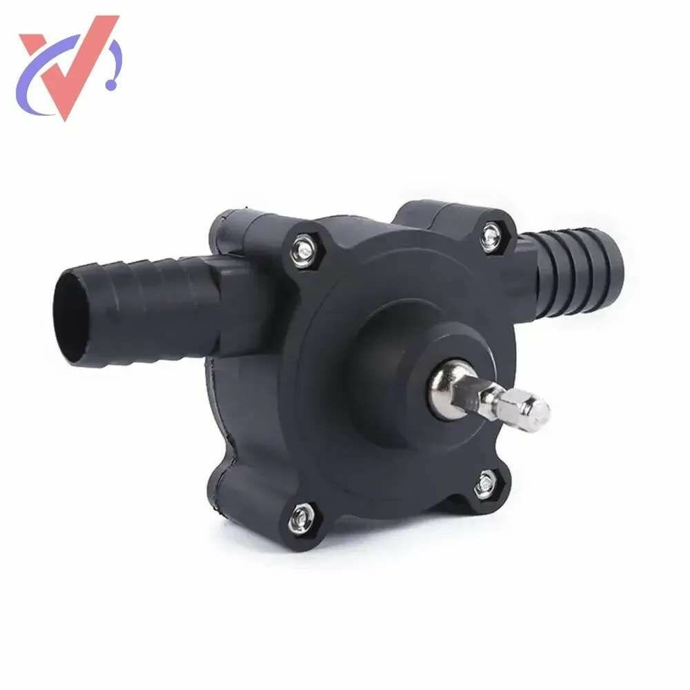 Насос для перекачки воды, жидкости и топлива, насадка на дрель/шуруповёрт портативный