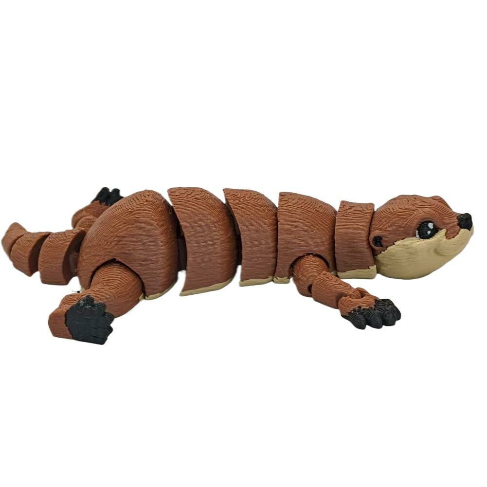 3D-Печатный Фигурка Кунгура (Бобра) - льный Животный, Суставы Подвижные, Трансформируемый Арт Объект, Востребованный Кросс-Бордерный Коллекционный Товар/Игрушка