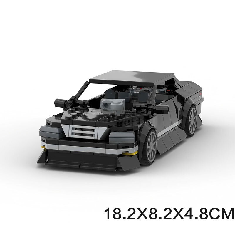 MOC-227199 Toyota JZX100 Mark II черный автомобиль модель серии строительные блоки модели