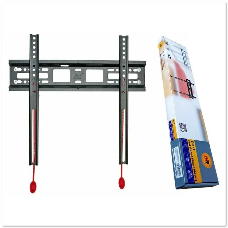 Кронштейн настенный для ТВ 32-55" NB D2-F, нагрузка до 27 кг, фиксированный