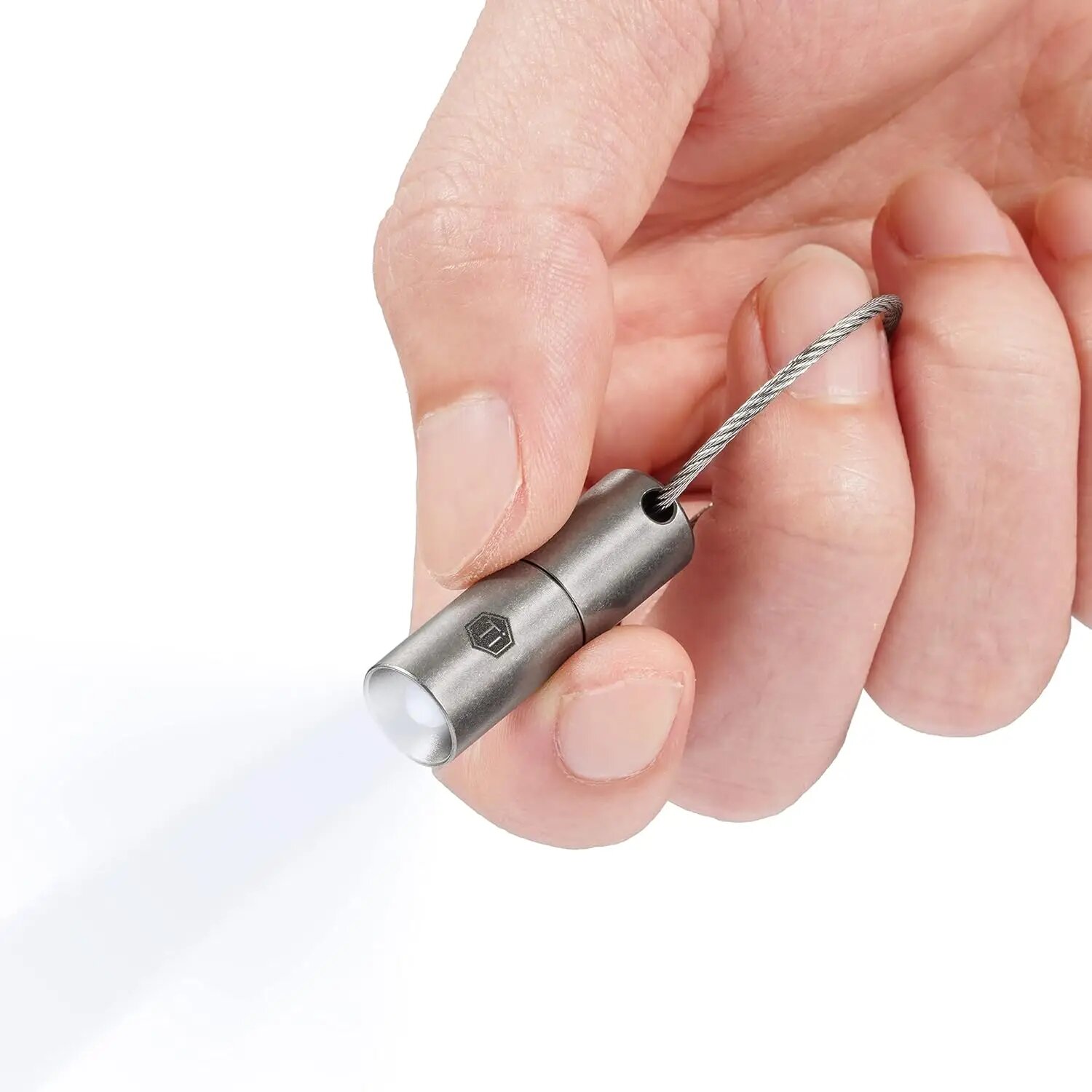 KeyUnity KF03 титановый фонарик 100 люмен KF00