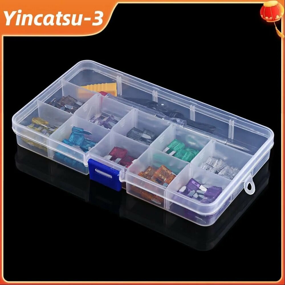 Мини предохранители, 100pcs набор, для автомобилей и мотоциклов