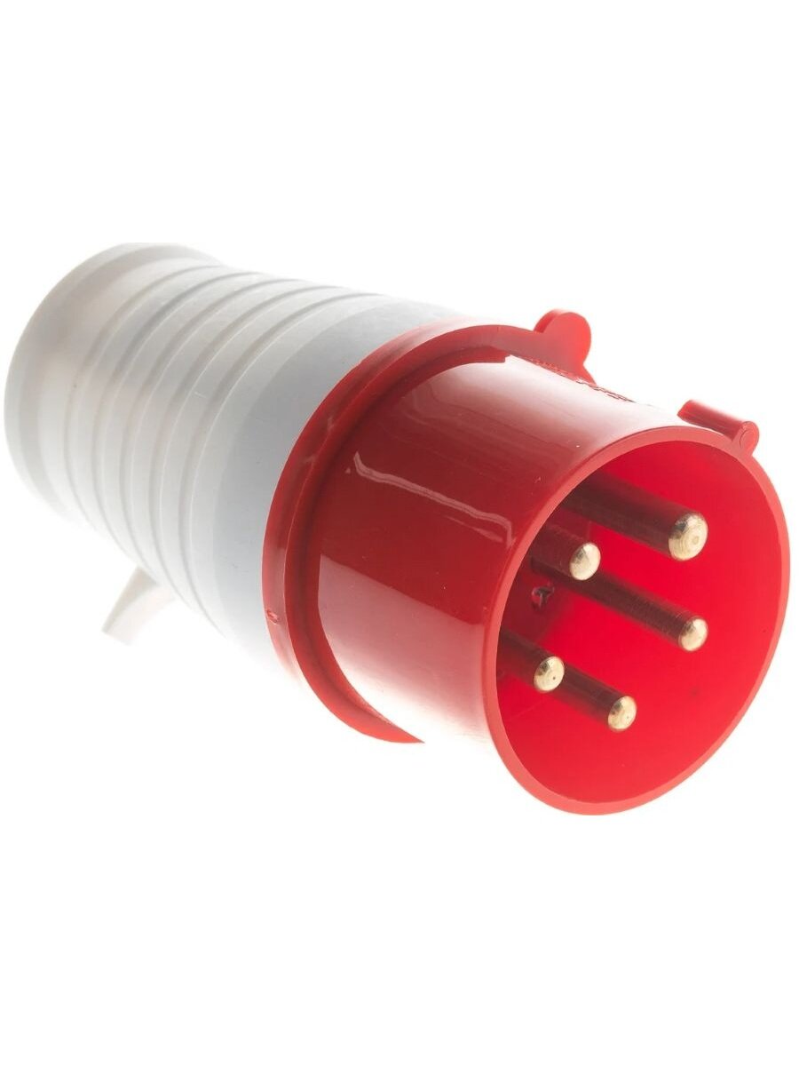 Вилка переносная REXANT 11-8905, 3P+PE+N, 32 A, 380 В, IP44, белая, пластик