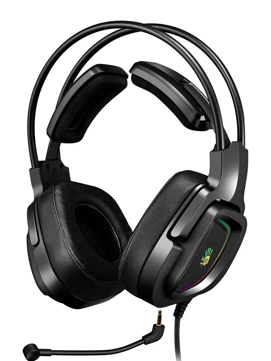 Гарнитура A4Tech Bloody G575 черный 2м мониторы USB оголовье 1431313