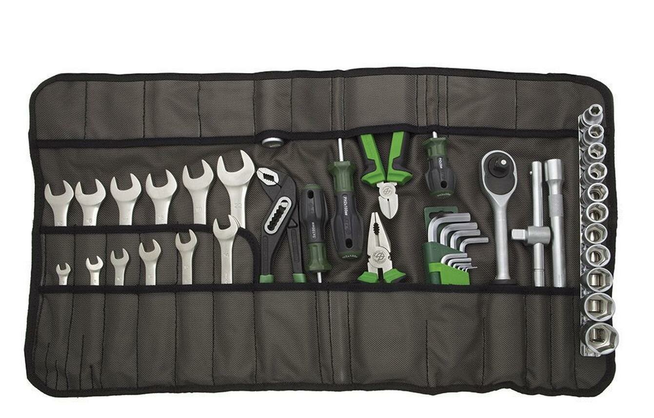 Набор инструментов Дело Техники, сталь, 1/2", 44 предмета, с трещоткой, в чехле