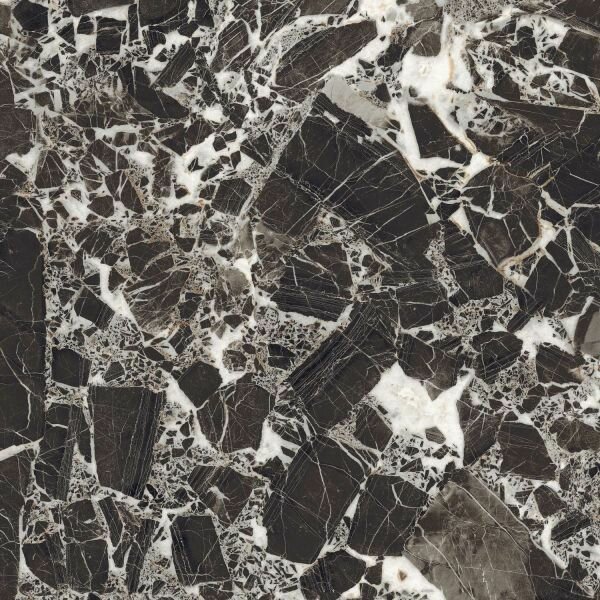 Керамин Керамогранит Нуар черный мат 60x60 9 мм (цена за 1.44 м2)