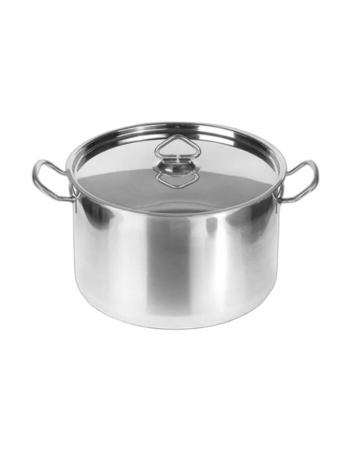 Кастрюля большая Luxstahl, нержавеющая сталь, 15 л