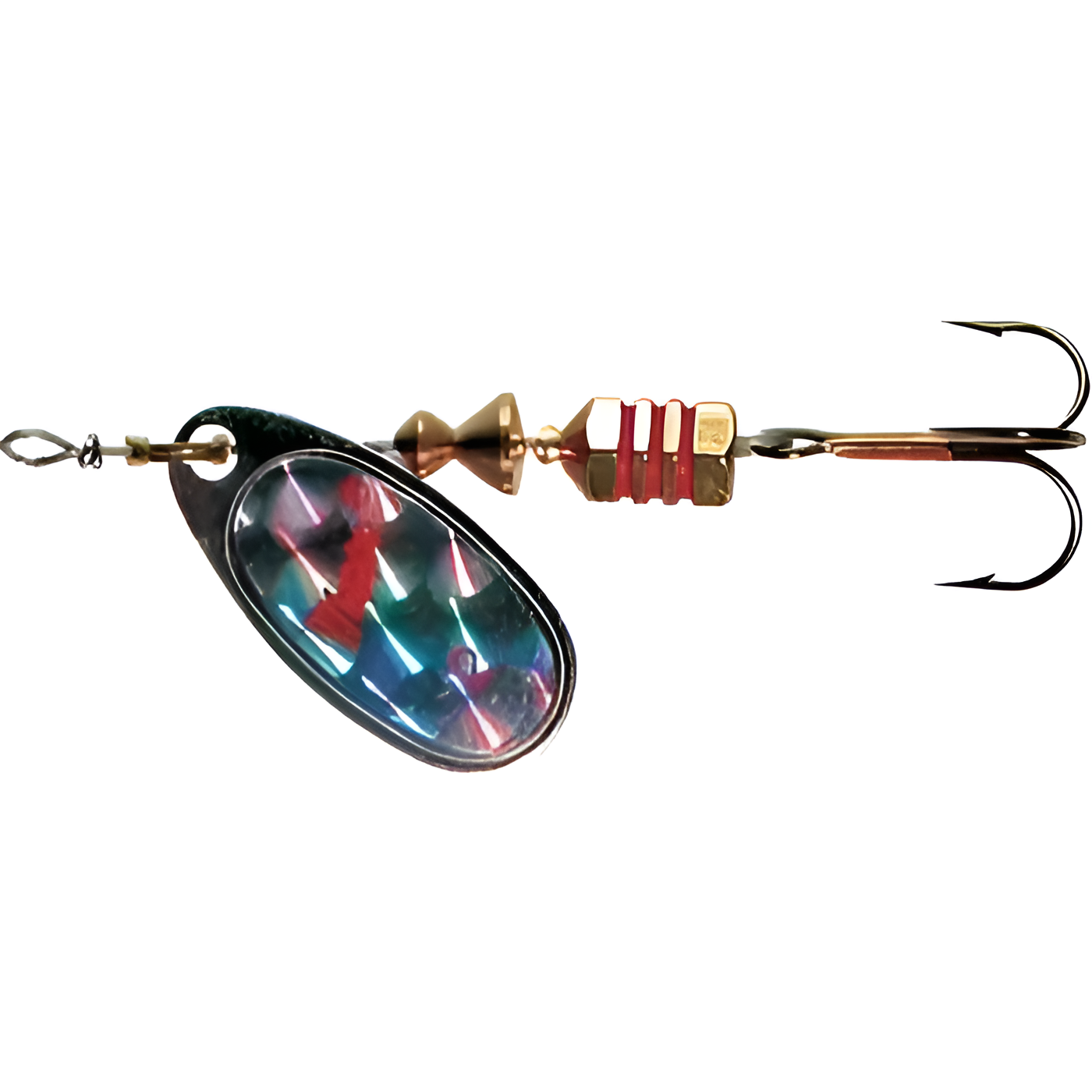 Блесна вращающаяся Mepps "COMET Rainbo" 0, тройной крючок, 5 шт.