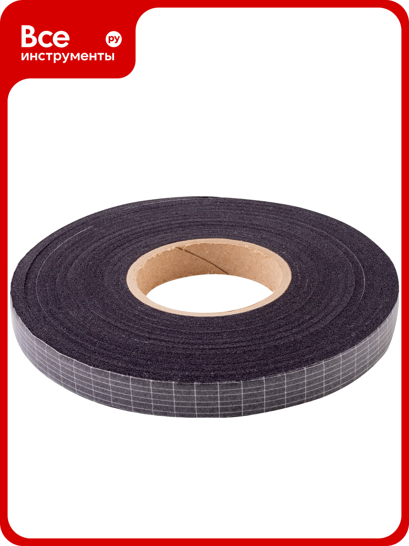 Лента уплотнительная паропроницаемая Липлент Псул 50S BLACK , 15x30мм, 6м, L79624