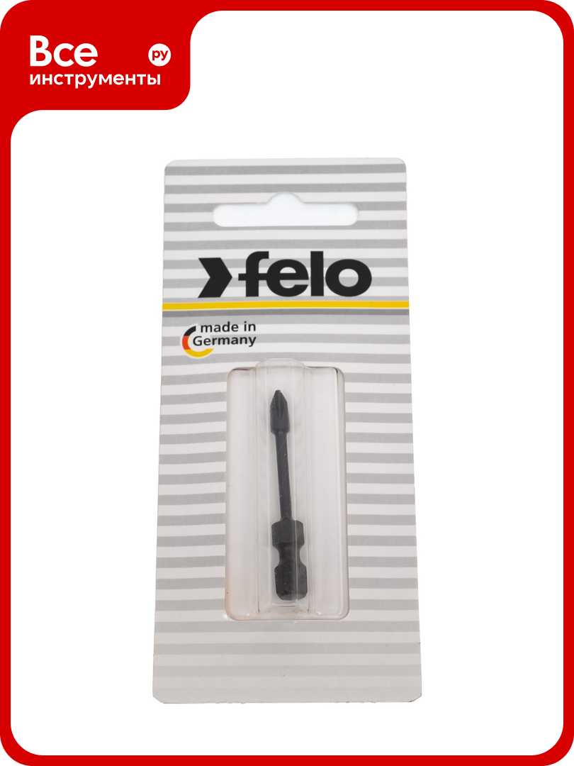 Бита крестовая ударная Impact PH 1, 50 мм на блистере Felo 03201541