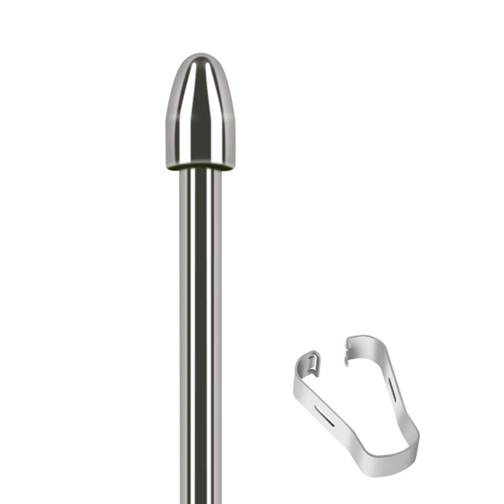 Металлический конус серебряной заправки + зажим